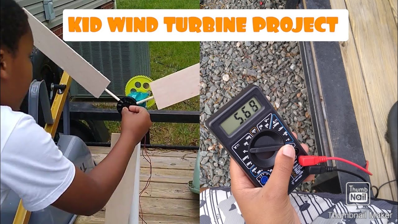 KID WIND TURBINE PROJECT - YouTube