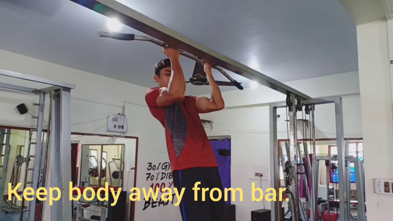 Hanging chin up hold | Tutorial - YouTube