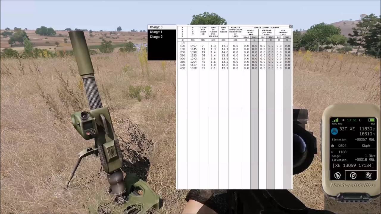 Mortar Targeting Demonstration - YouTube