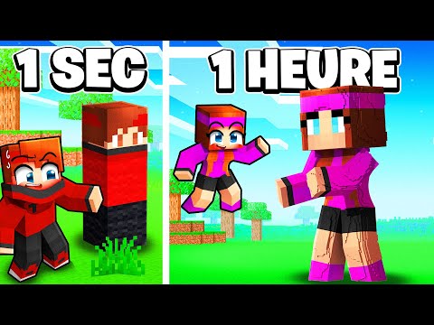 La plus belle statue en 10 secondes VS 1 heure sur Minecraft !