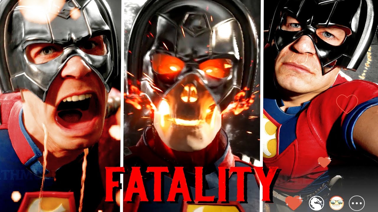 Mortal Kombat 1 Peacemaker Performs All Fatalities - YouTube