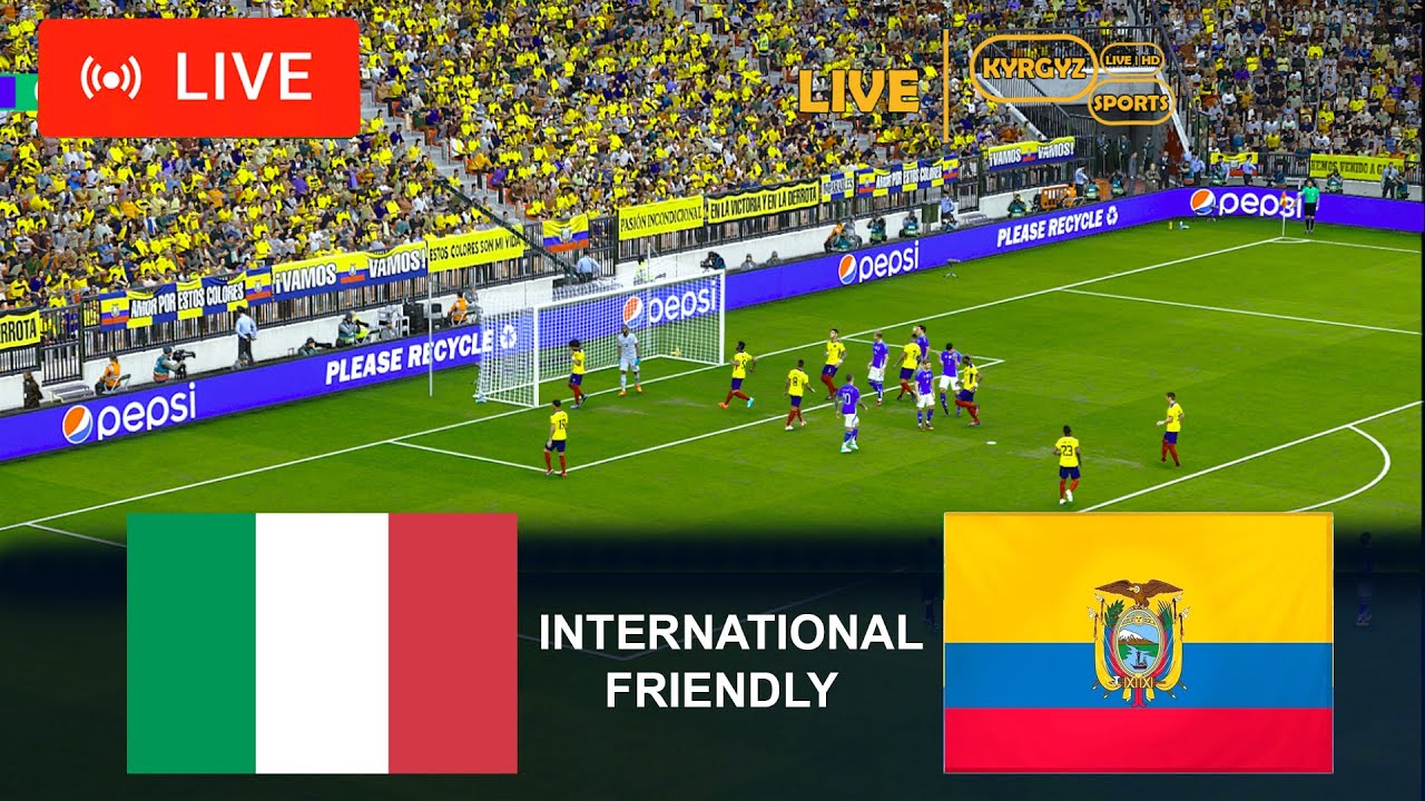 ITALY vs ECUADOR - International Friendly 2024 | Full Match All Goals ...