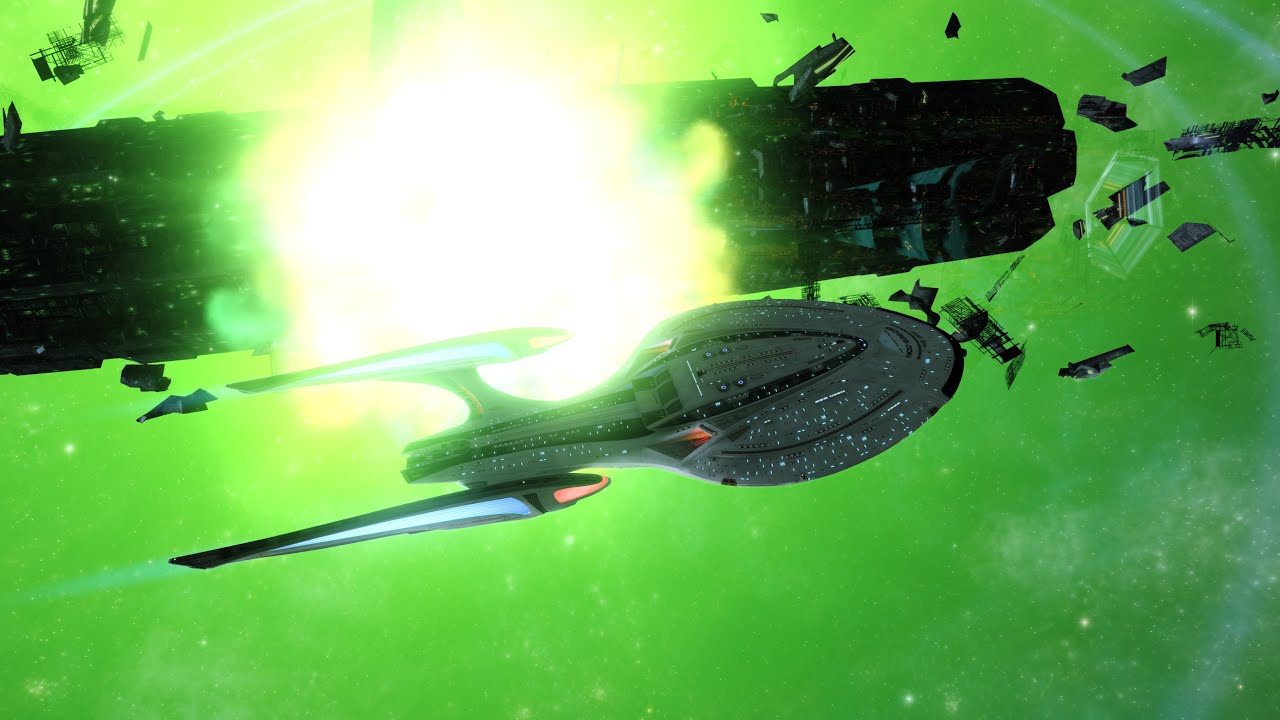 Star Trek Online - Argelius Sector Borg Encounter - PC HD - YouTube