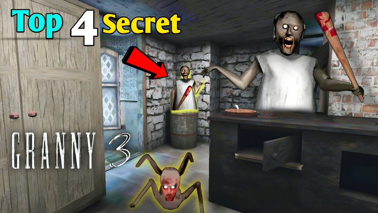 Granny 3 : Top 4 SECRET new update Granny 3 granny 3 secrets - YouTube