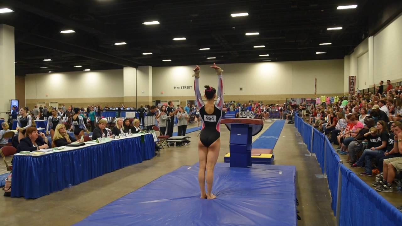 Emma Marchese - Vault 1 - 2016 Women's Junior Olympic Championships ...