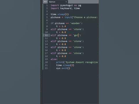 Automatize MINECRAFT with Python 2! #programming #python #tutorial #minecraft - YouTube