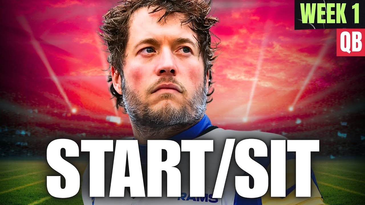 Week 1 QB START/SIT Cheat Sheet 🚨 MUST-Play & MUST-Bench Players (2025 ...