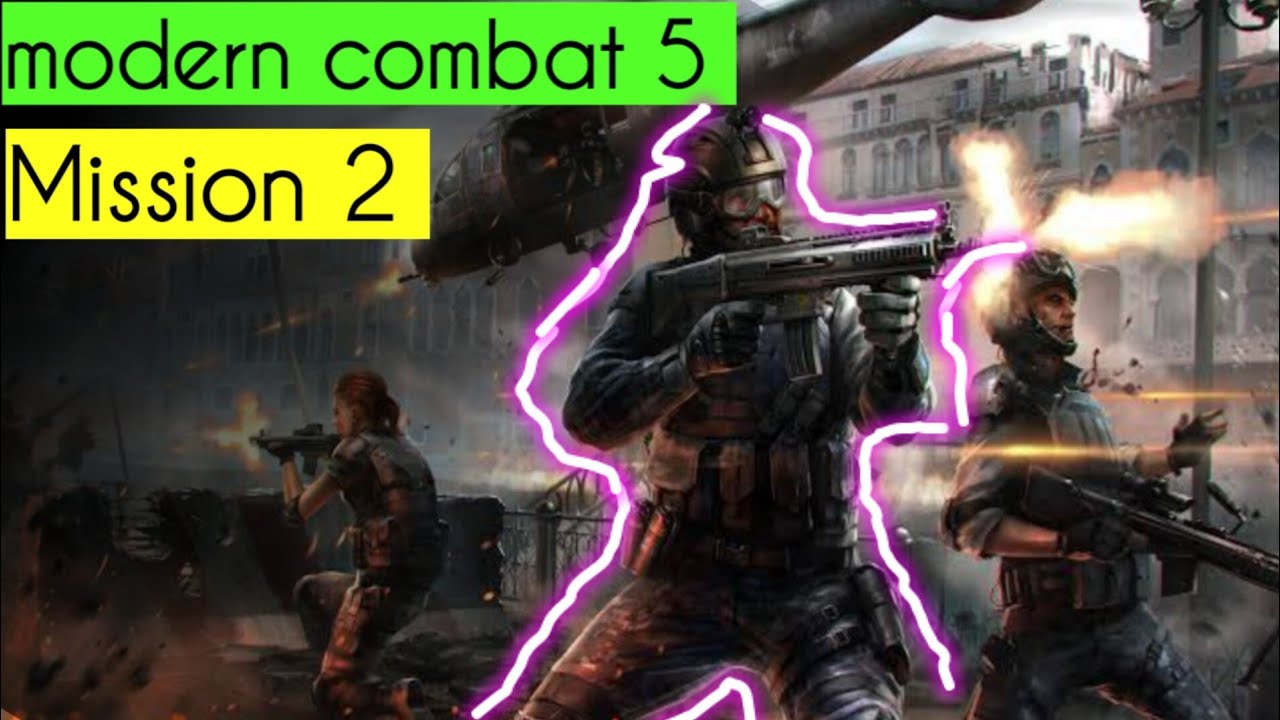 Modern combat 5 Android gameplay 🤩😀 mission 2 💥 - YouTube