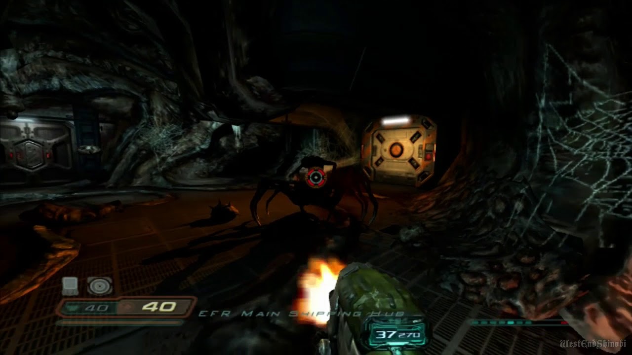 DOOM 3 - Vagary Boss Fight (Nightmare) - YouTube