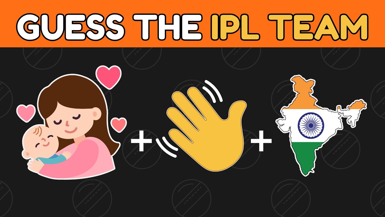 Guess The IPL Team by Emoji 🏏| IPL Quiz | guess the ipl team 2025 ...