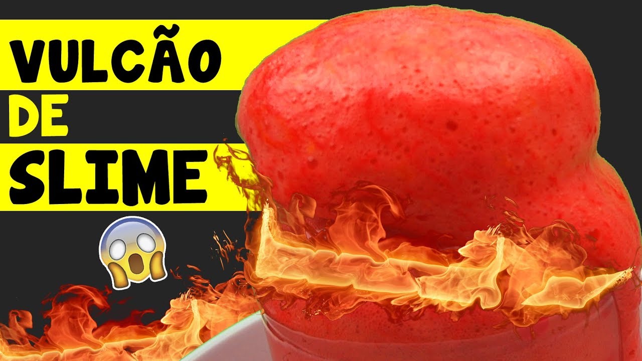 COMO FAZER UM VULCÃO de SLIME (experiência) | TIO LUCAS - YouTube