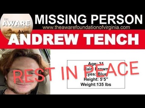31 YEAR OLD ANDREW TENCH IS MISSING FROM NORTH CAROLINA. SHARE HIS FACE ...