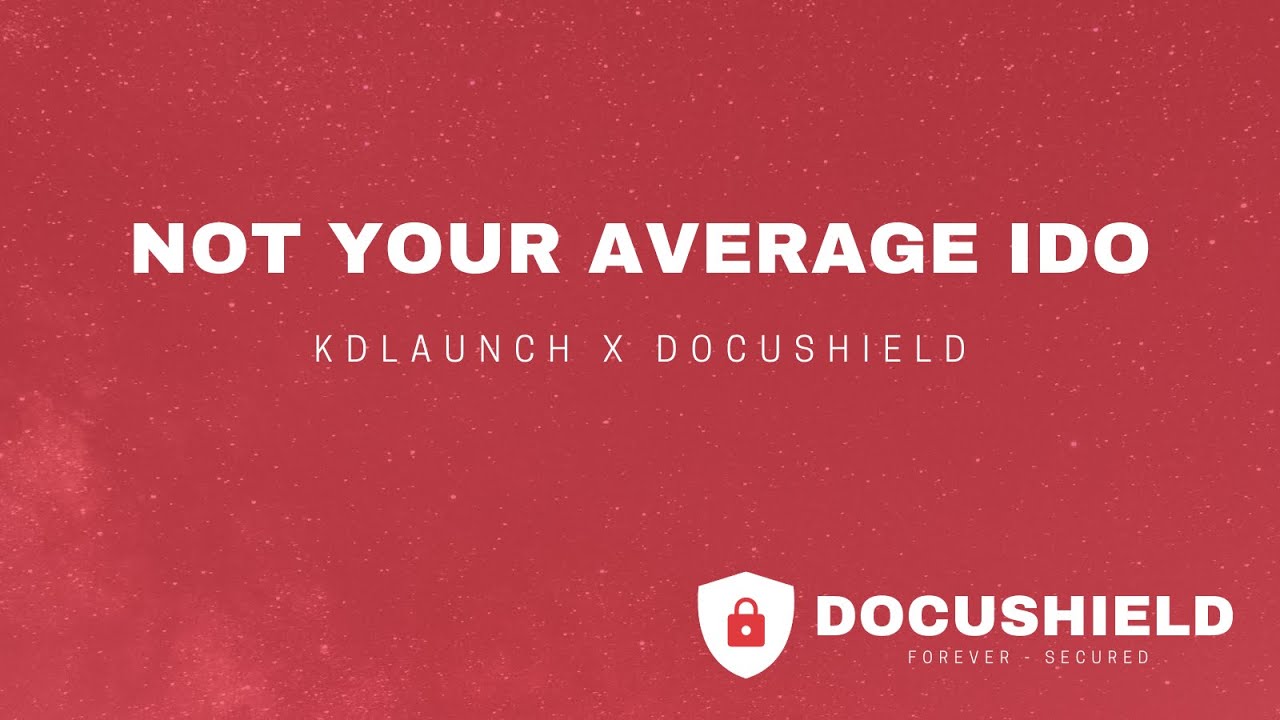 Docushield Webinar - Not Your Average IDO - YouTube