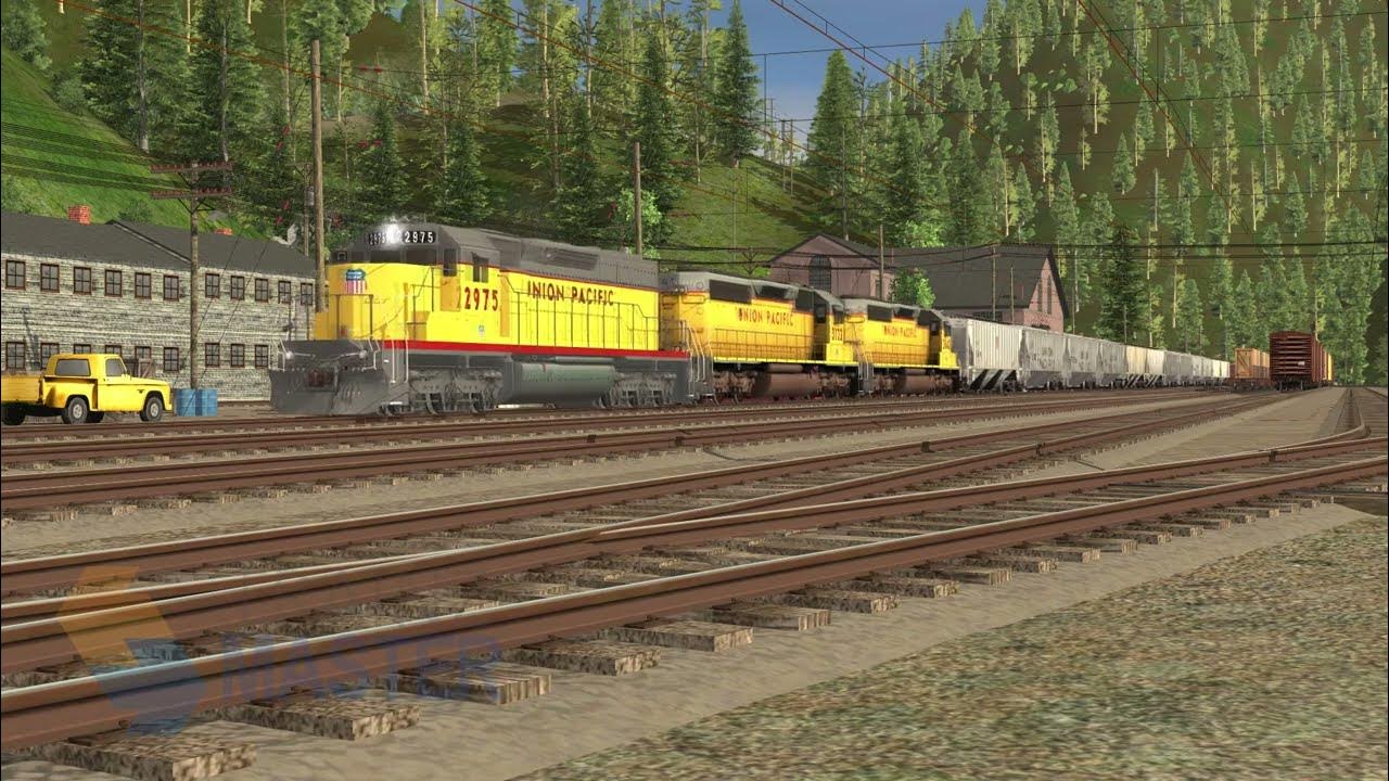 Trainz Railfanning 21 - Avery - Drexel [1] (MILW, UP, BN) - YouTube