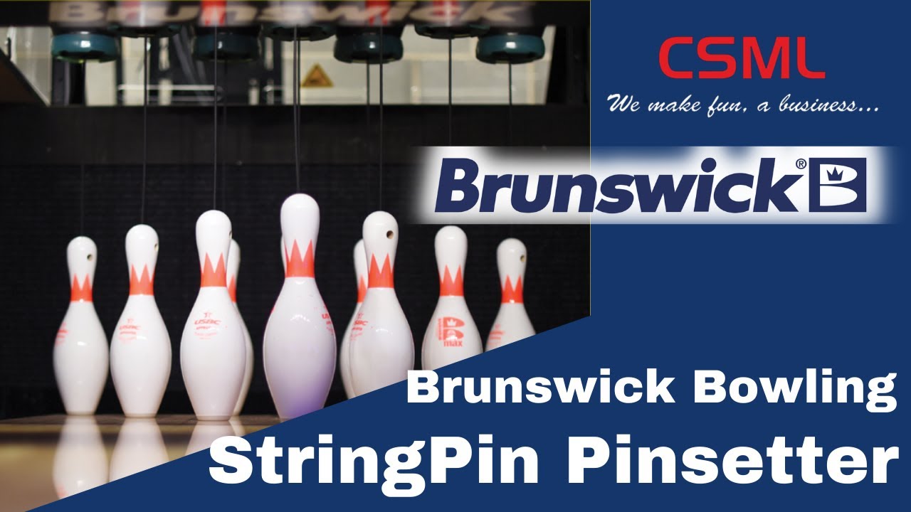 StringPin Pinsetter | Brunswick Bowling | CSML India - YouTube