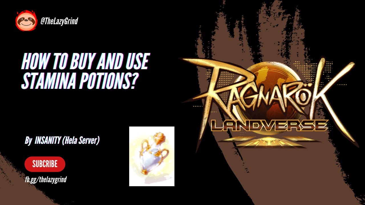 How to Buy and Use Stamina Potions? - YouTube