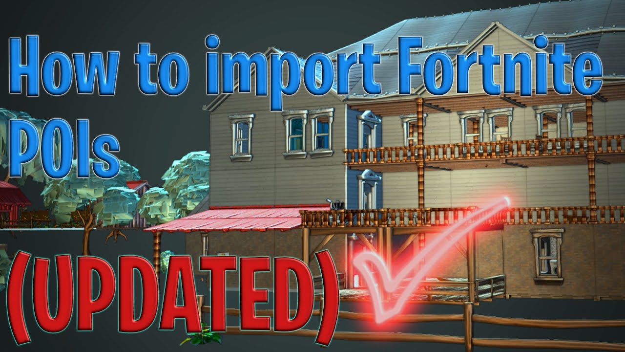 (Outdated) How to Import Fortnite POIs Into Blender | Blender Tutorial ...