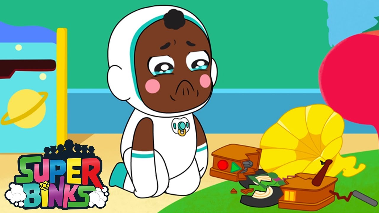The BROKEN Music PLAYER! 🎵⚡ Super Binks Full Episodes 💥 Kids Superhero ...