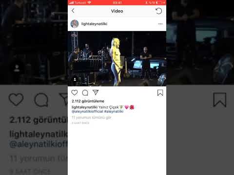 Aleyna Tilki konserinde Yalnız Çiçek şarkısını söyledi
