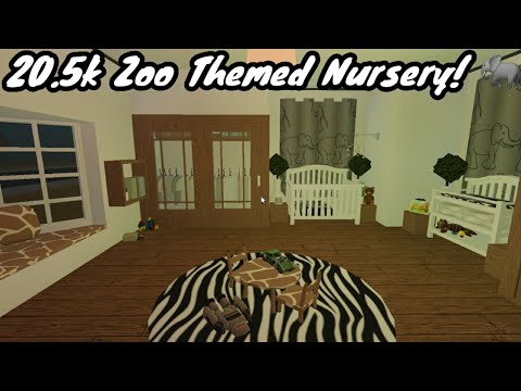 20.5k Zoo Themed Nursery! 🐘 (Bloxburg) | Roblox - YouTube