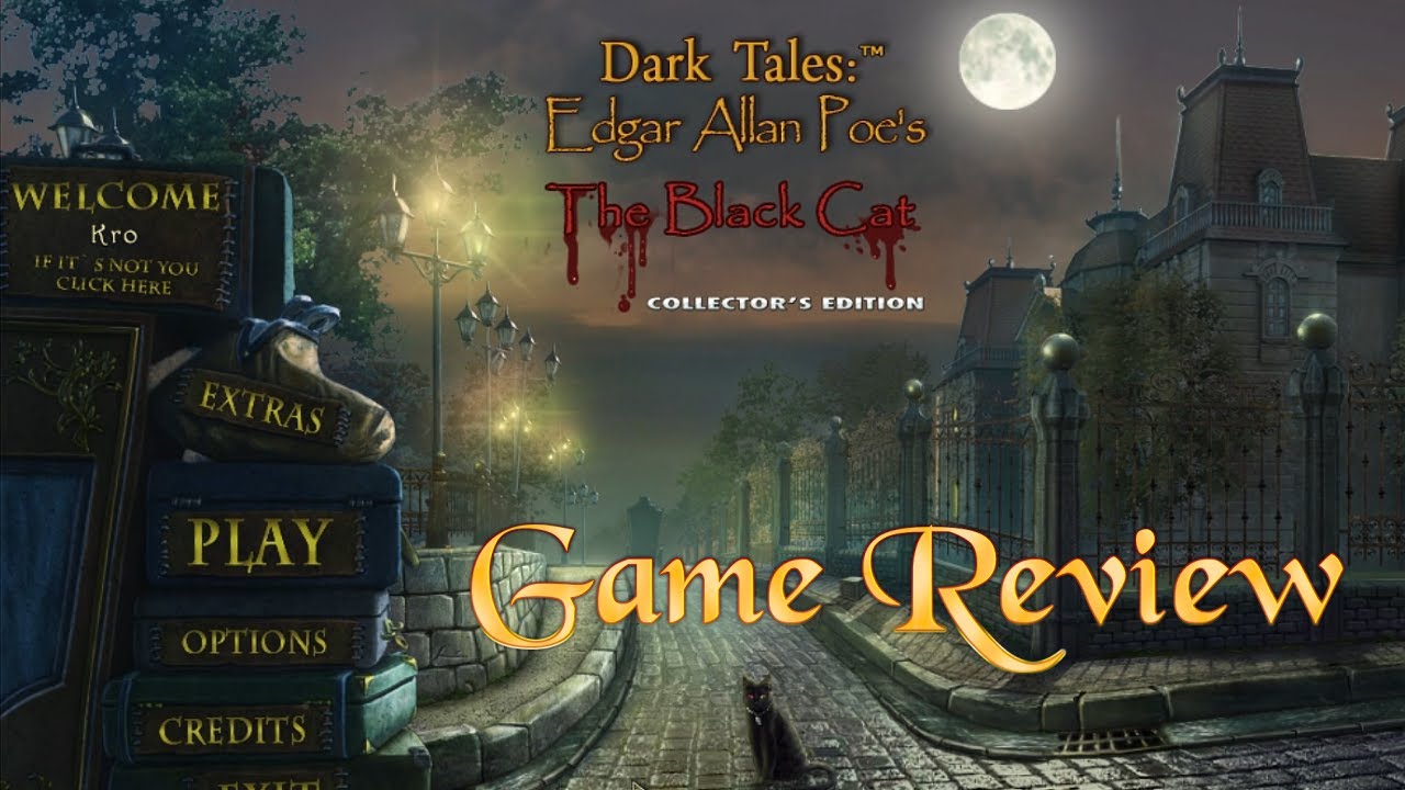 Dark Tales: Edgar Allan Poe's The Black Cat - Game Review - YouTube