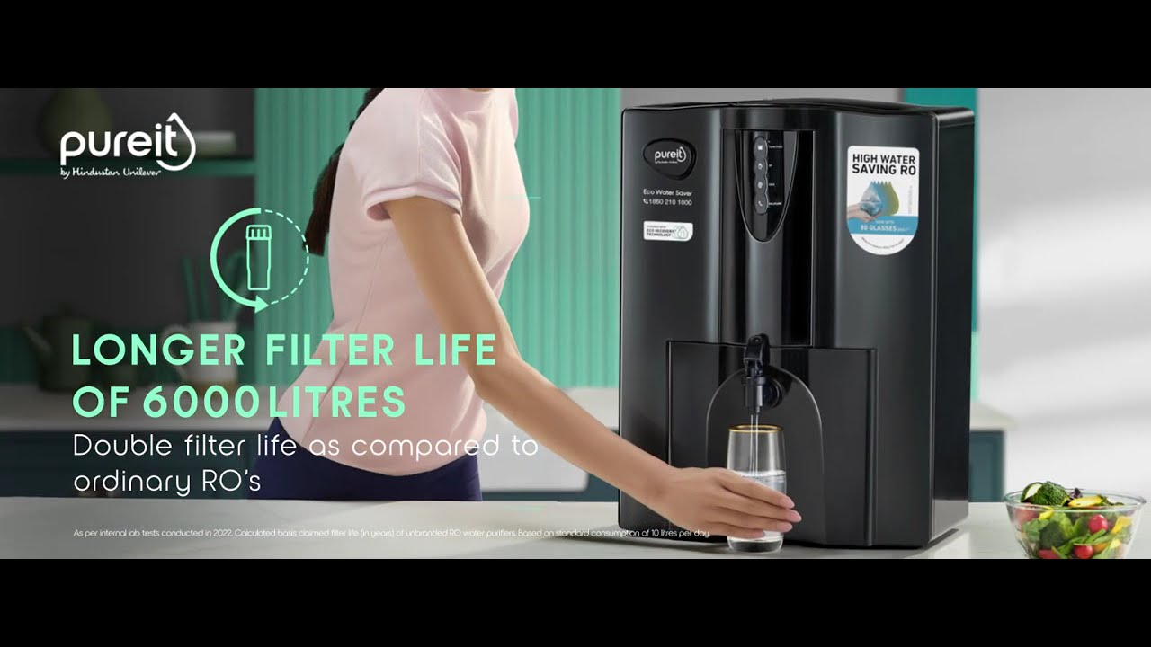 HUL Pureit Eco Water Saver ROUVMF Mineral Water Savings Suitable for ...