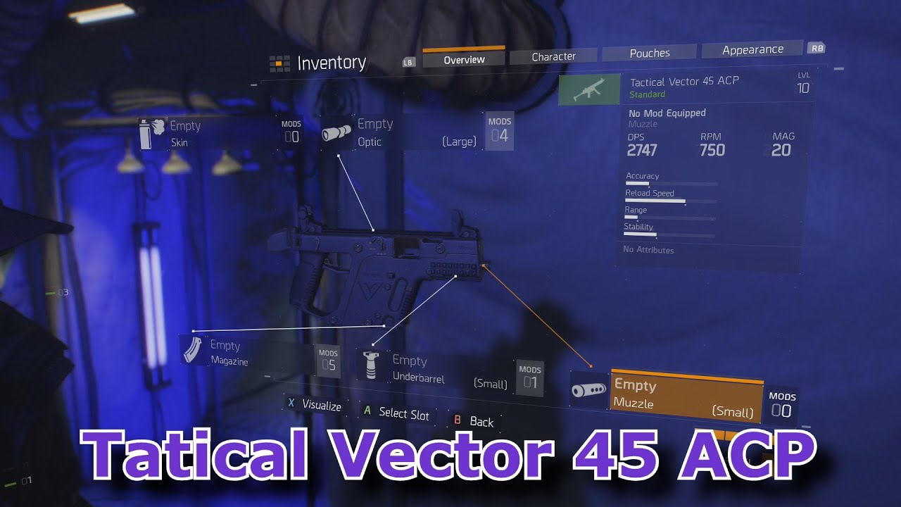 Tom Clancy's The Division Indepth Weapon Review Tatical Vector 45 ACP ...