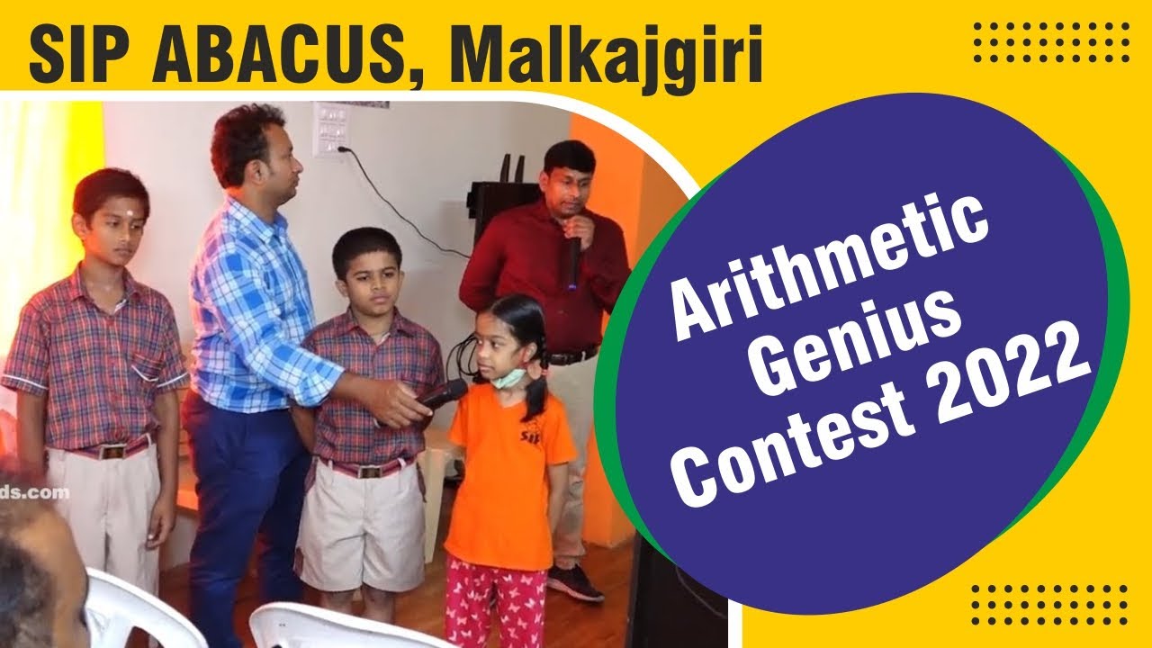 SIP Abacus Helps To Excel In Mathematics Arithmetic Genius Contest SIP Abacus Helps To Excel In Mathematics Arithmetic Genius Contest