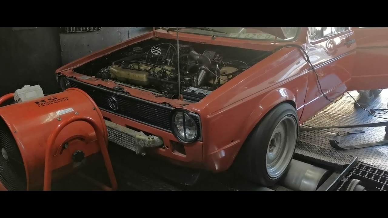 Vw mk1 golf 20v turbo mk1 golf in for tuning from R800 - YouTube