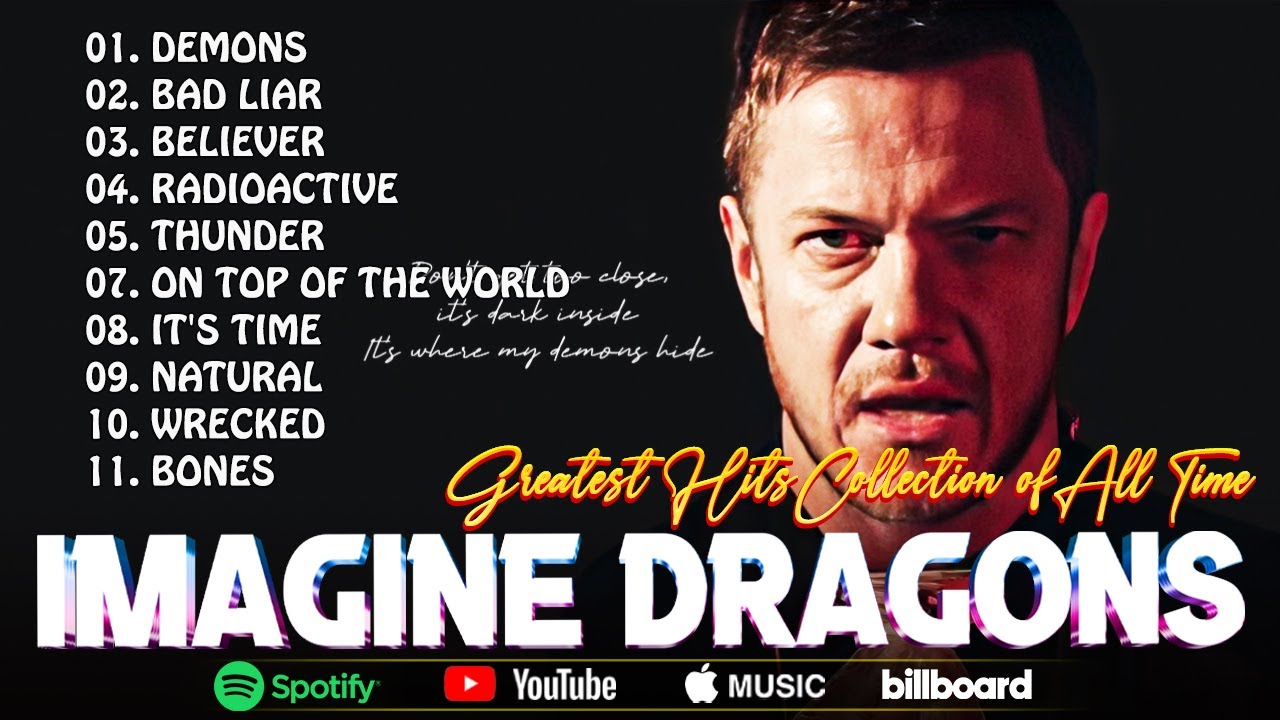 Imagine Dragon Best Songs | Greatest Hits Full Album 2024 - Demons ...