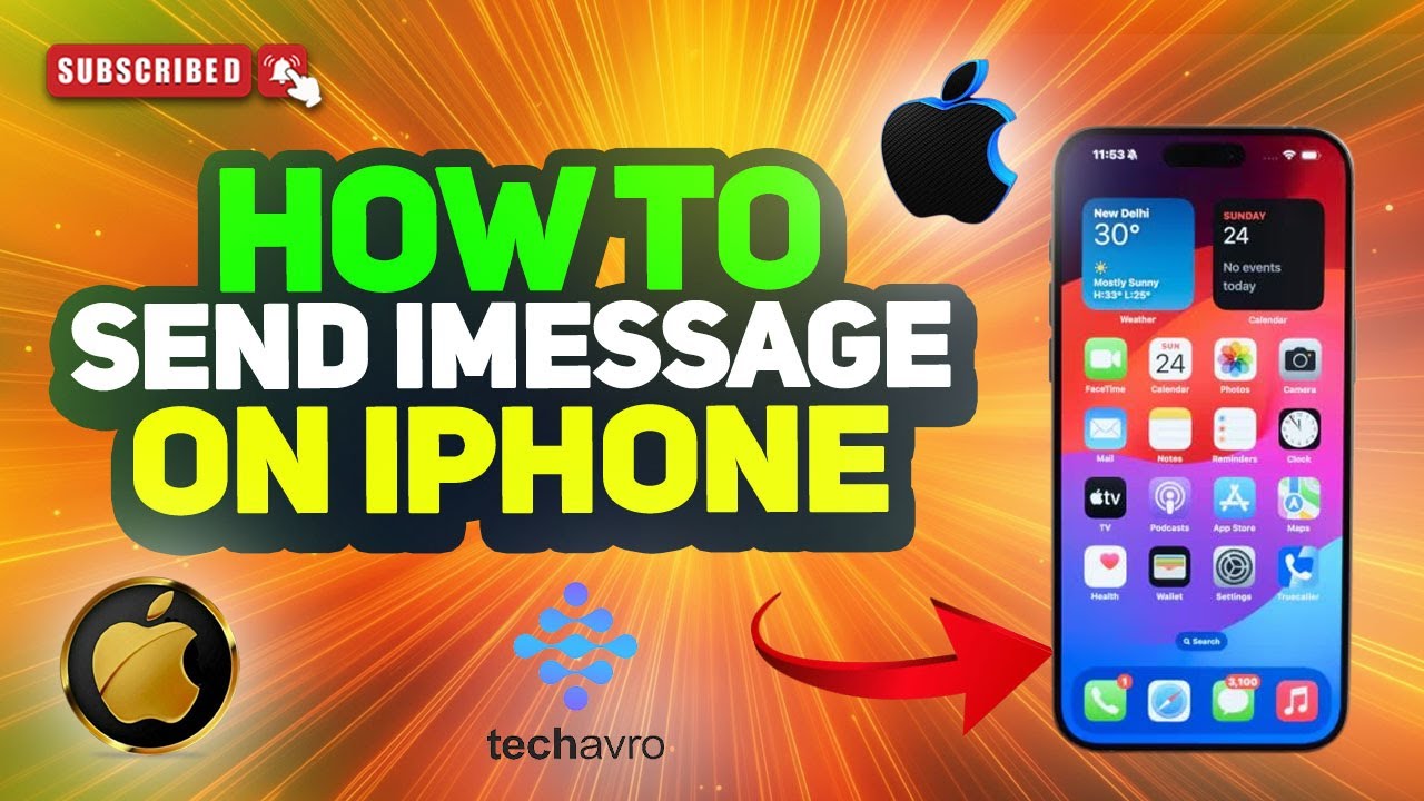 How to send imessage on iPhone 2025 - YouTube