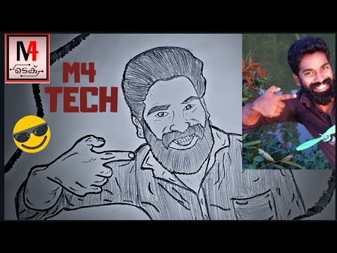 M4 TECH | JIO JOSEPH | PENCIL DRAWING | M4 MASTERMIND™© | VLOG # 19 ...