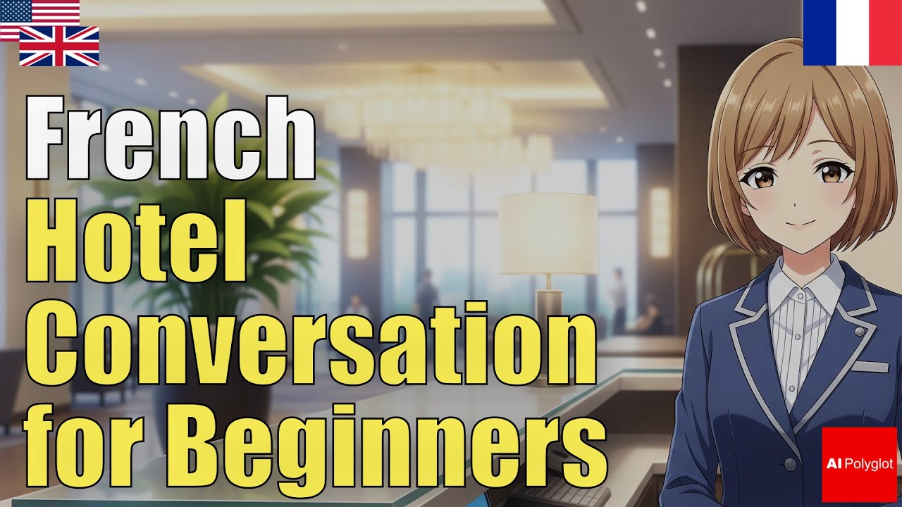 French Hotel Conversation for Beginners | Natural Listening | Must-Know ...