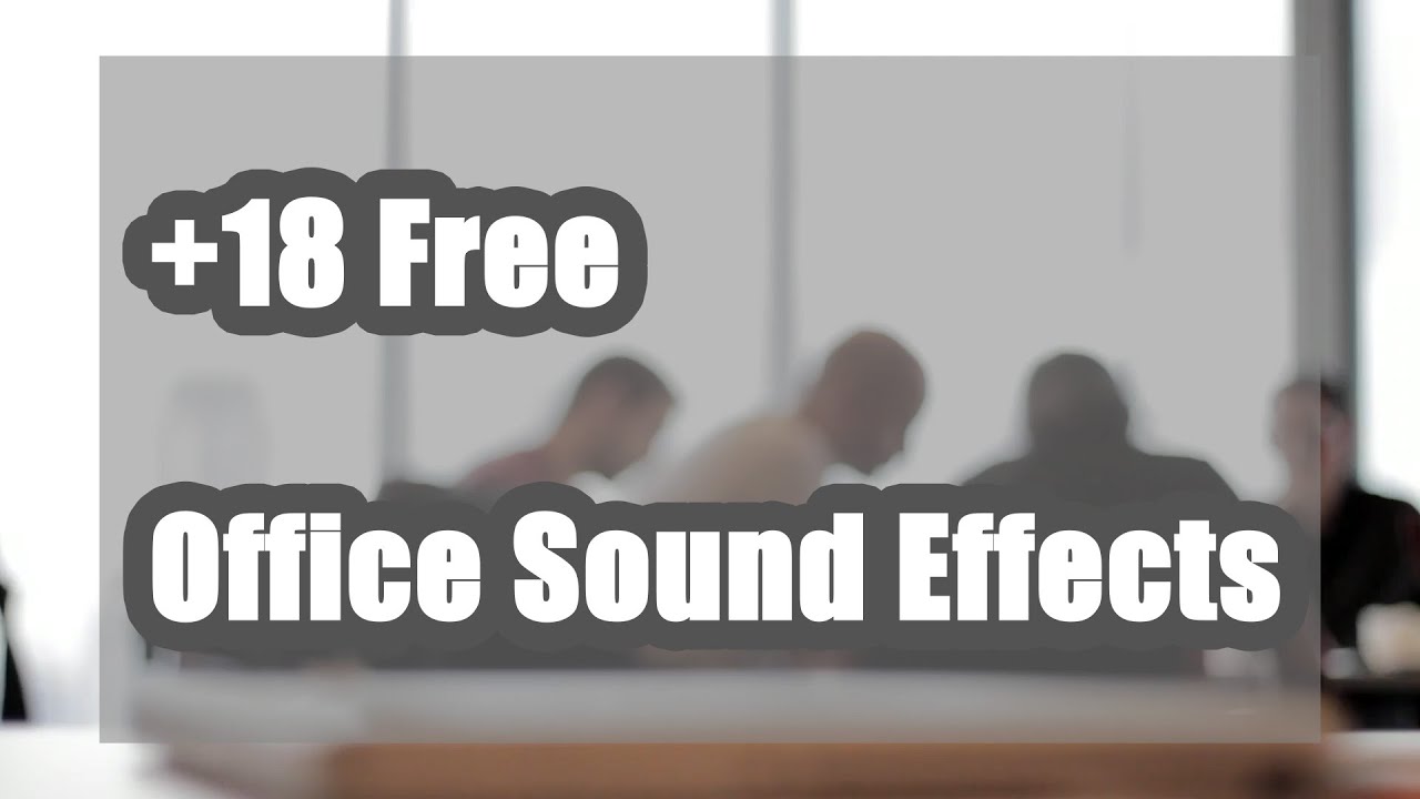 +18 사무실 사운드 효과음 전화기, 엘레베이터, 마우스, 화이트보드, 펜 등 +18 Free Office Sound ...