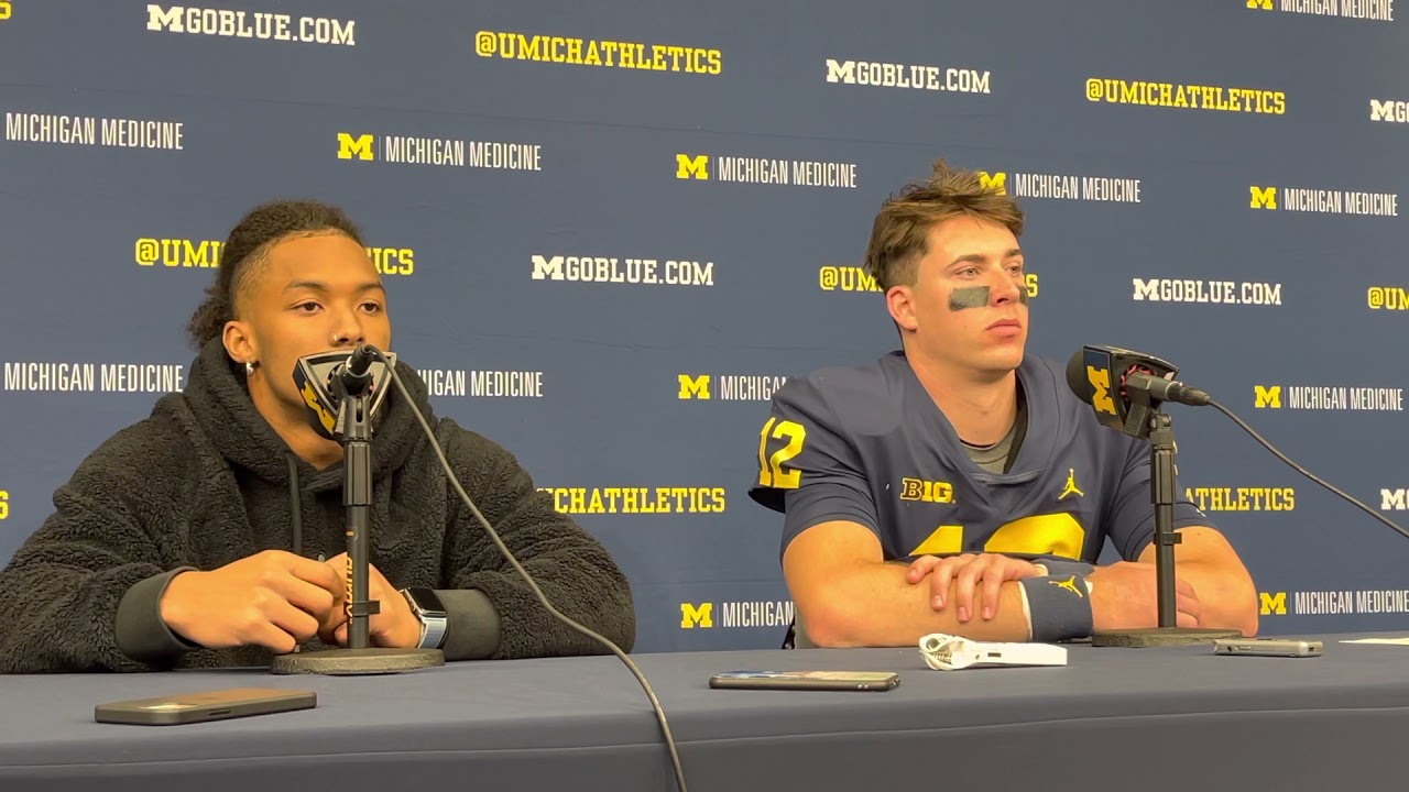 Cade McNamara, DJ Turner React To Michigan’s Win Over Northwestern ...