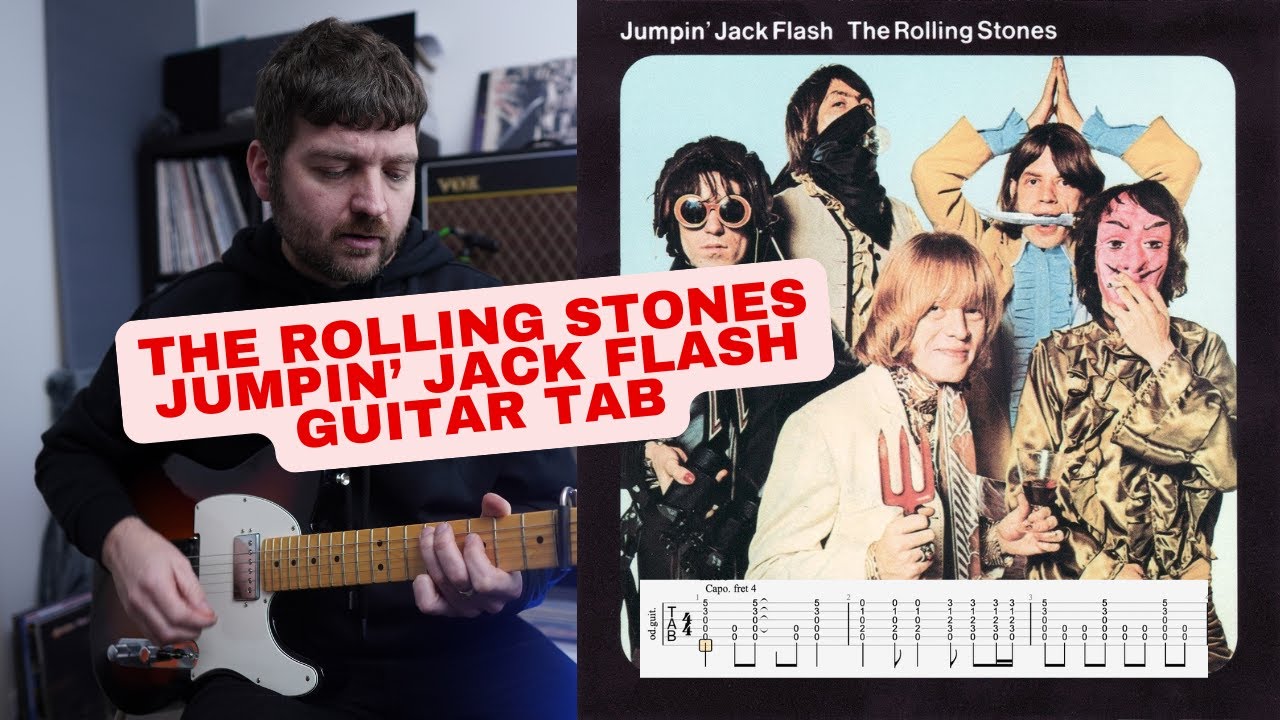 The Rolling Stones - Jumpin Jack Flash - Guitar TAB - Guitar Lesson ...