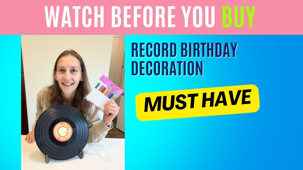 Unique Birthday Guest Book Record - YouTube