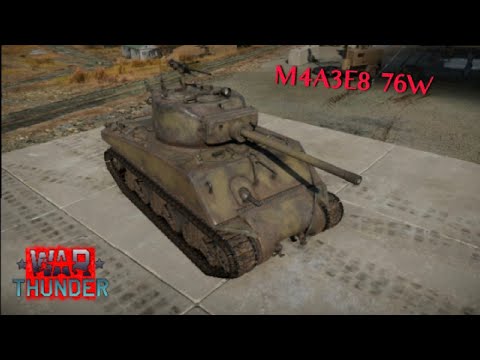 War Thunder : M4A3E2 76w Jumbo,Powerfull Sherman Tank with Long Barrel ...