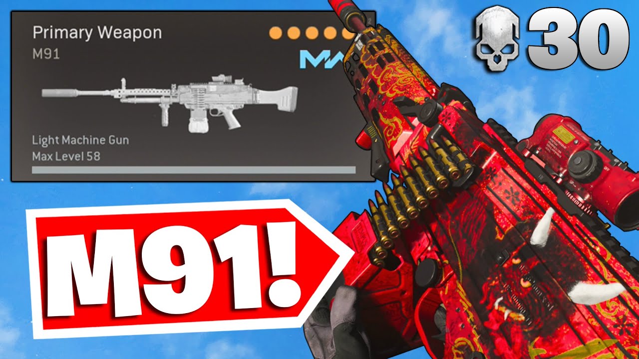 the MOST "UNDERRATED" LMG in WARZONE! BEST M91 CLASS SETUP / LOADOUT ...