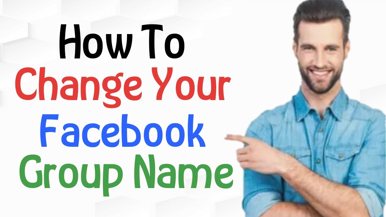 How To Change your Facebook Group Name - YouTube