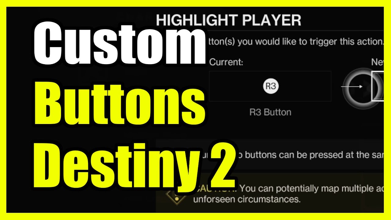 How to use Custom Button Assignment in Destiny 2 (Easy Tutorial) - YouTube