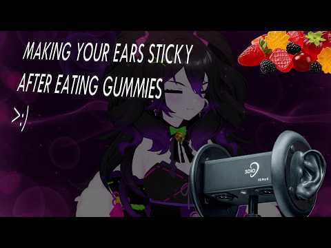 EAR MASSAGE / LICKING / BRAIN EATING / KEYBOARD TYPING 3DIO ASMR VOD NO TALKING [READ DESCRIPTION]