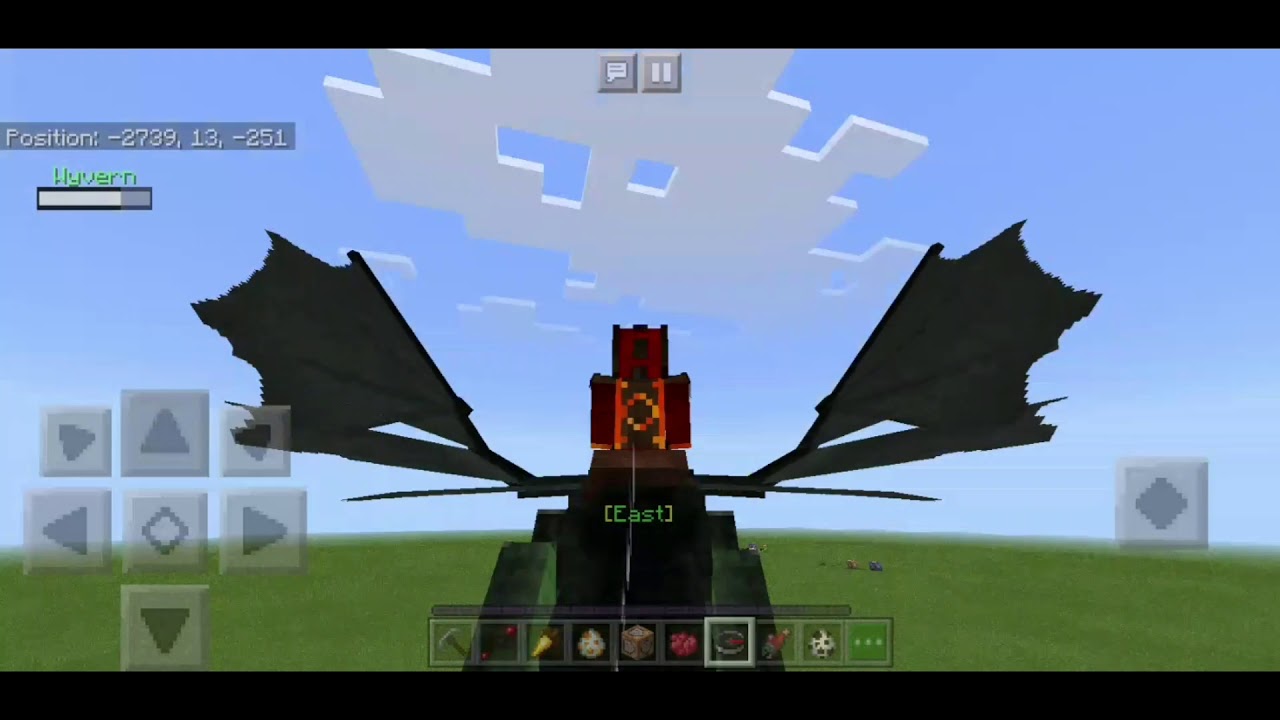 Rideable mobs flying speed increased - YouTube
