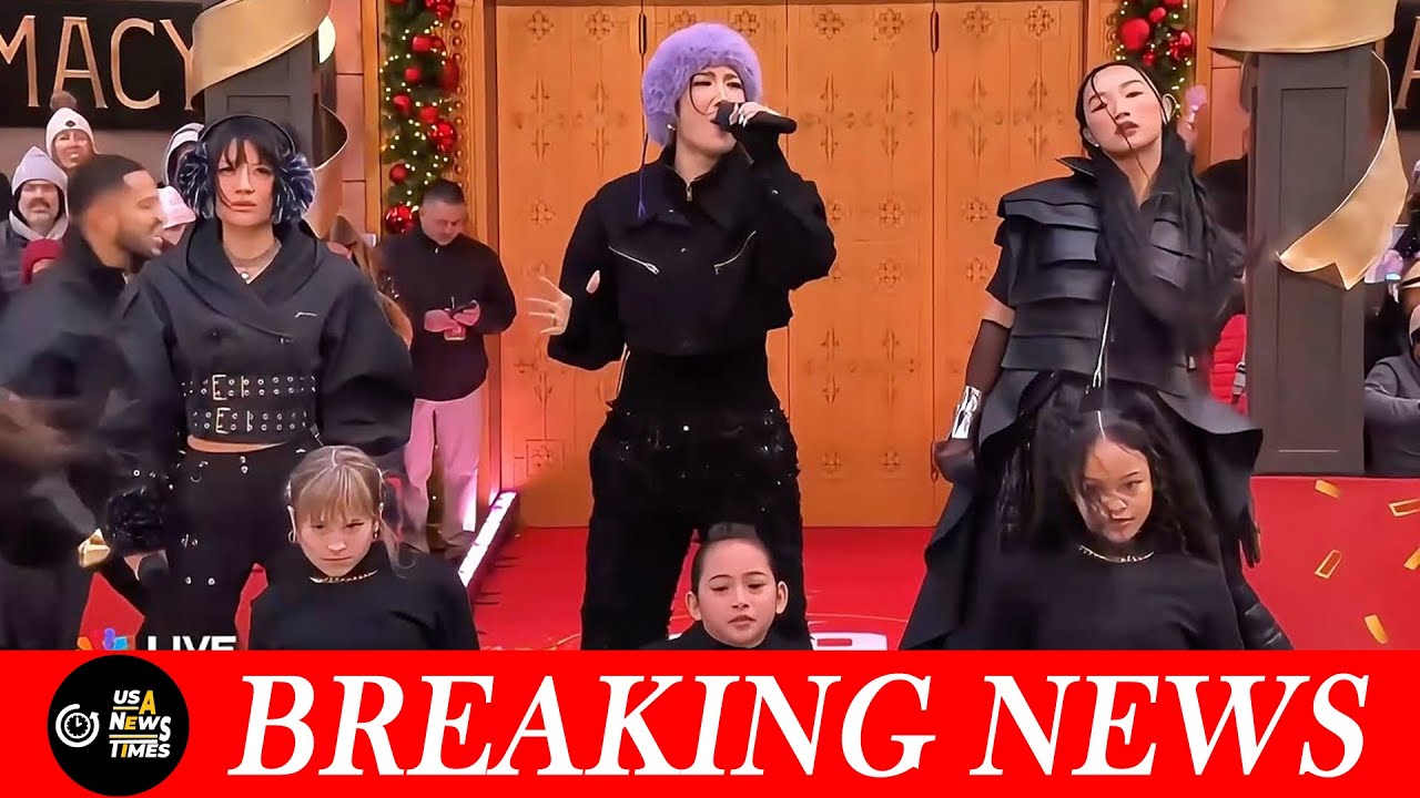 Huntrix Singers Perform 'Kpop Demon Hunters' Hit 'Golden' Live At Macy ...