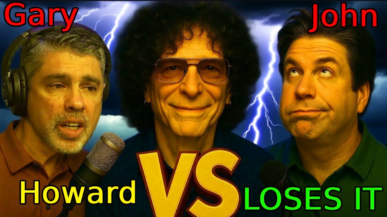 Howard Stern LOSES IT on Gary & John – The Fight That Shook the Studio ...