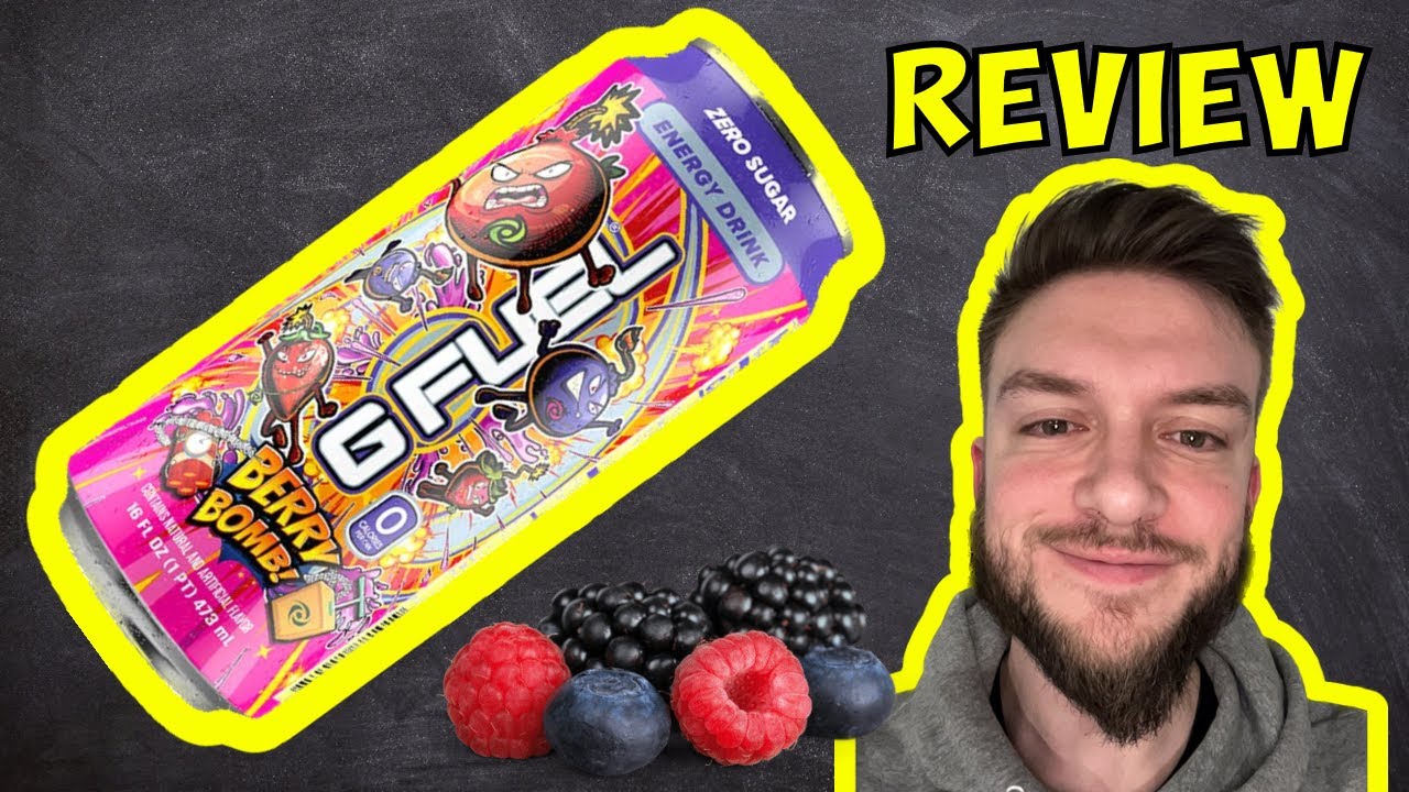 G Fuel Berry Bomb Energy Drink Review - YouTube