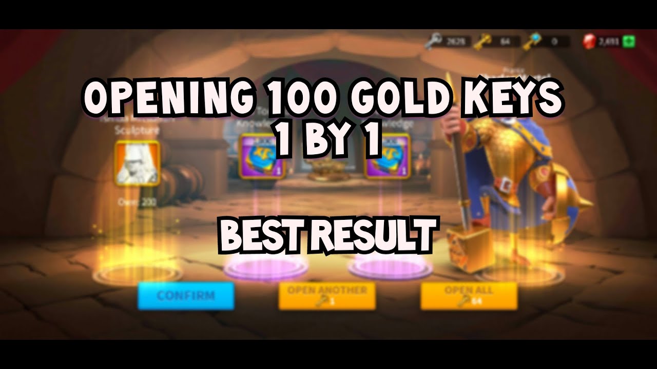 TRY THIS METHOD WHEN OPENING GOLDEN KEYS 😍 | RISE OF KINGDOMS - YouTube