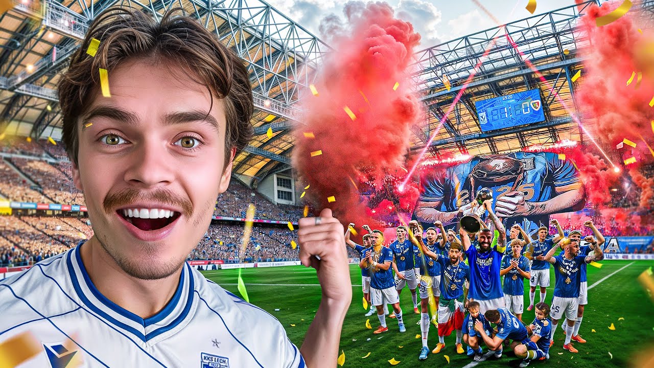 The MOMENT Lech Poznań Became CHAMPIONS of Poland! - YouTube