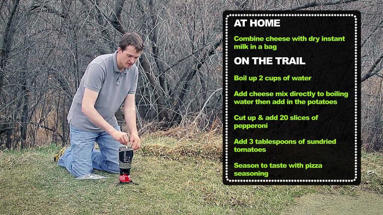 Backpacking Recipe: Pizza Taters - Campsite Cooking Ep. 3 - YouTube