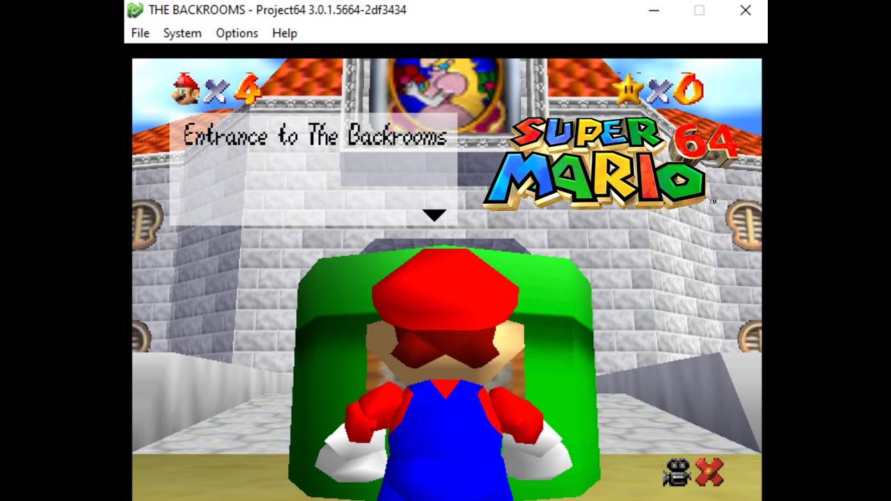 Mario Enters The Backrooms - YouTube